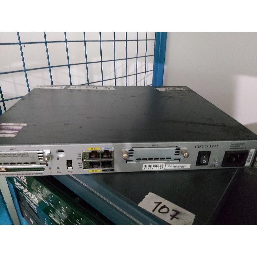 CISCO SYSTEMS 1800 SERIES 1841 MODEL Integrated Services Router @ P4500 EACH, Computers & Tech ...
