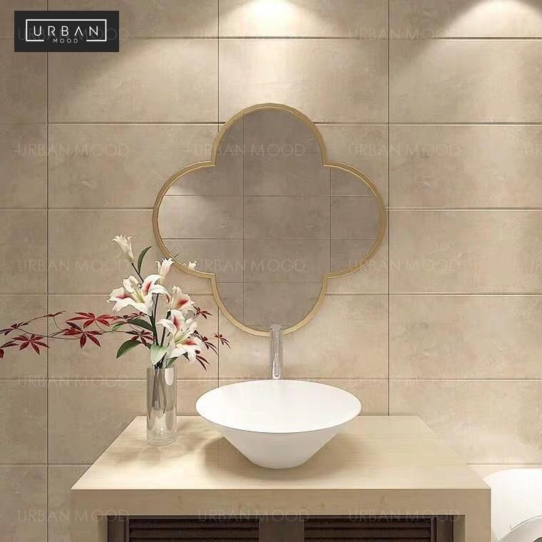 CLOVE Four Leaf Clover Wall Mirror, Furniture & Home Living, Home Decor ...