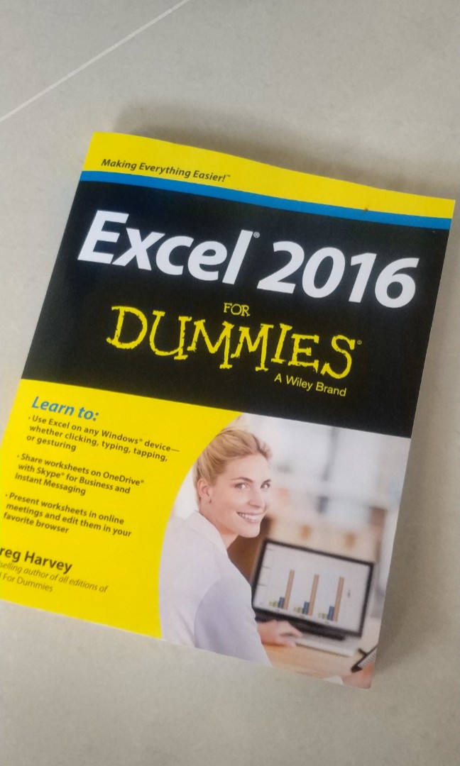 Excel 2016 for Dummies, Hobbies & Toys, Books & Magazines, Assessment ...