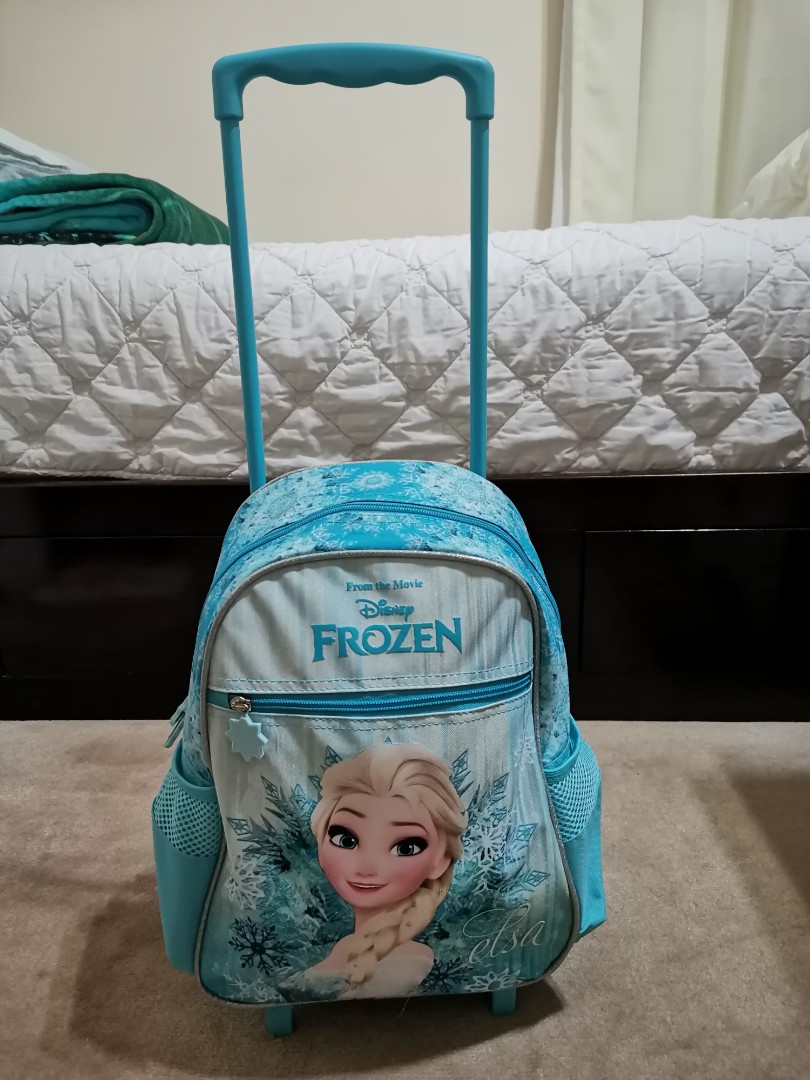 Frozen "Elsa" Trolley Bag, Babies & Kids, Going Out, Diaper Bags ...