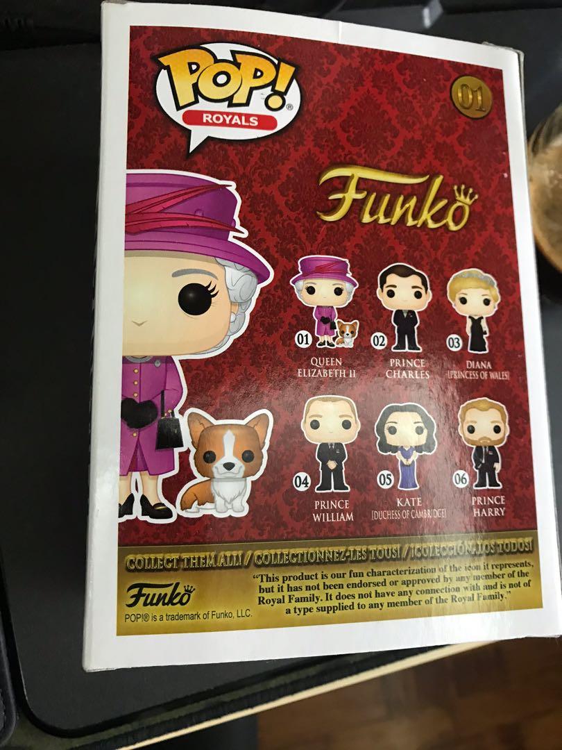 Funko POP! Queen Elizabeth II and corgi, Hobbies & Toys, Toys & Games ...