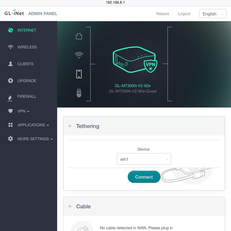 GL-MT300N-V2 Smart Travel Router With VPN Client, TV & Home Appliances ...