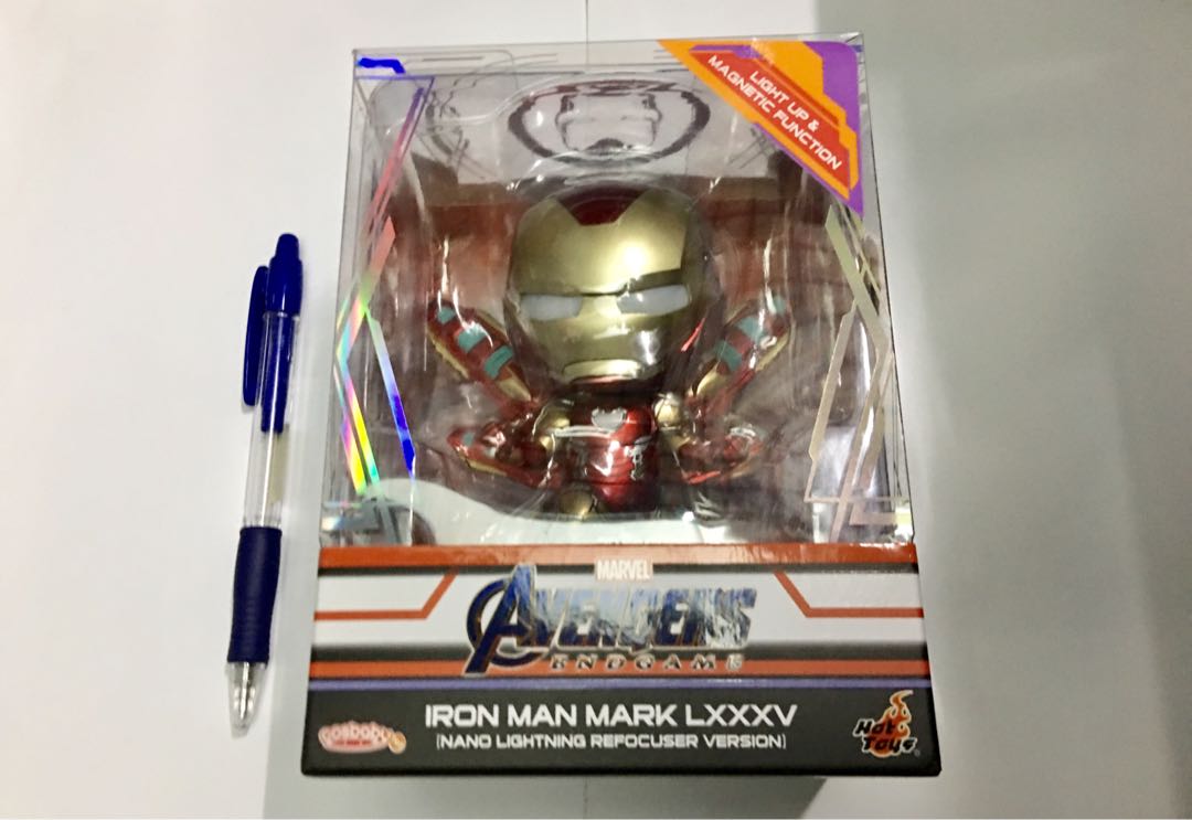 Hot Toys cosbaby Avengers Endgame Iron Man mark 85 (Nano lightning ...