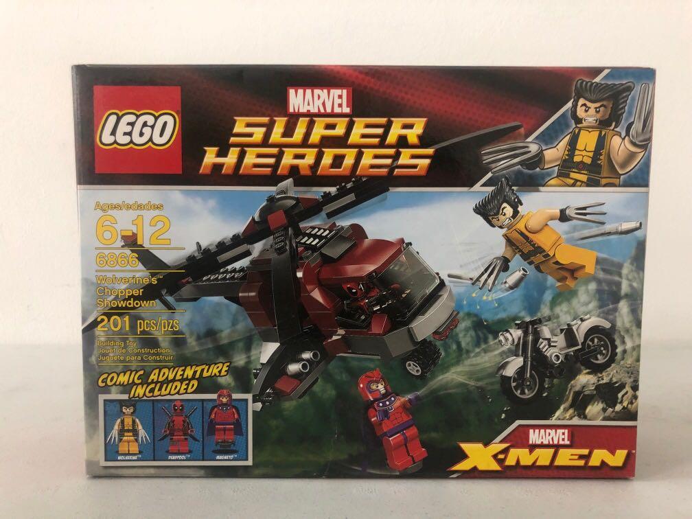 Lego 6866 Wolverine’s Chopper Showdown Super Heroes Marvel, Hobbies ...