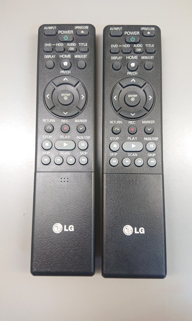 LG DVD/HDD Recorder Remote Control, TV & Home Appliances, TV ...