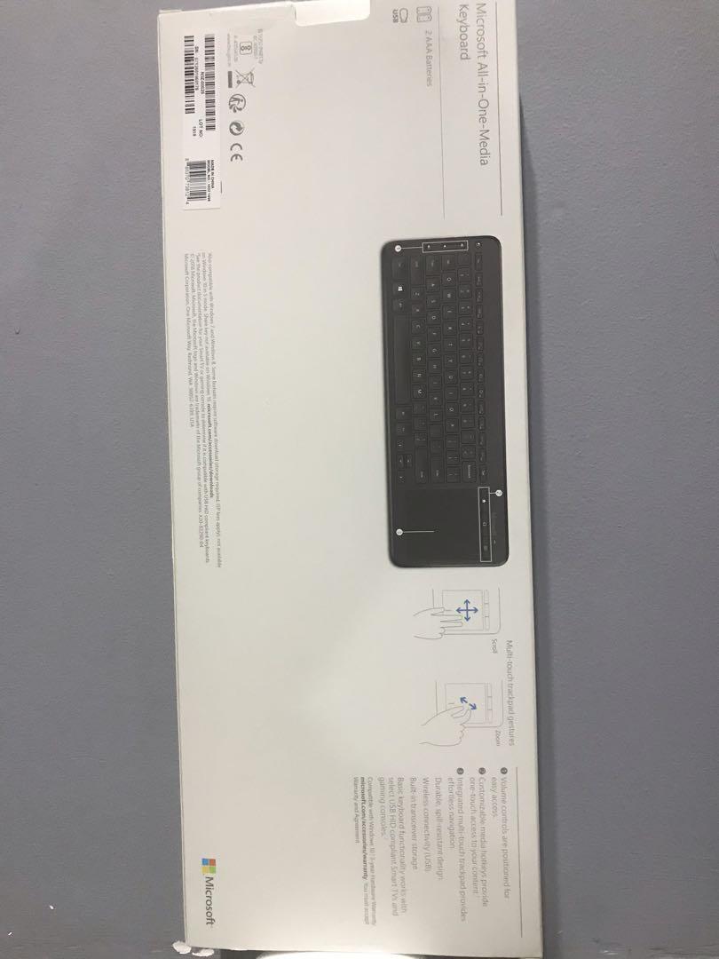 Microsoft All-in-one Media Keyboard, Computers & Tech, Parts ...