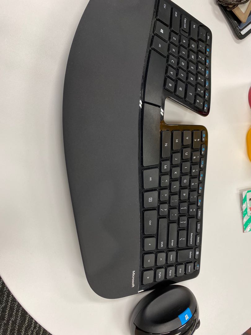Microsoft wireless sculpt ergonomic keyboard, Computers & Tech, Parts ...