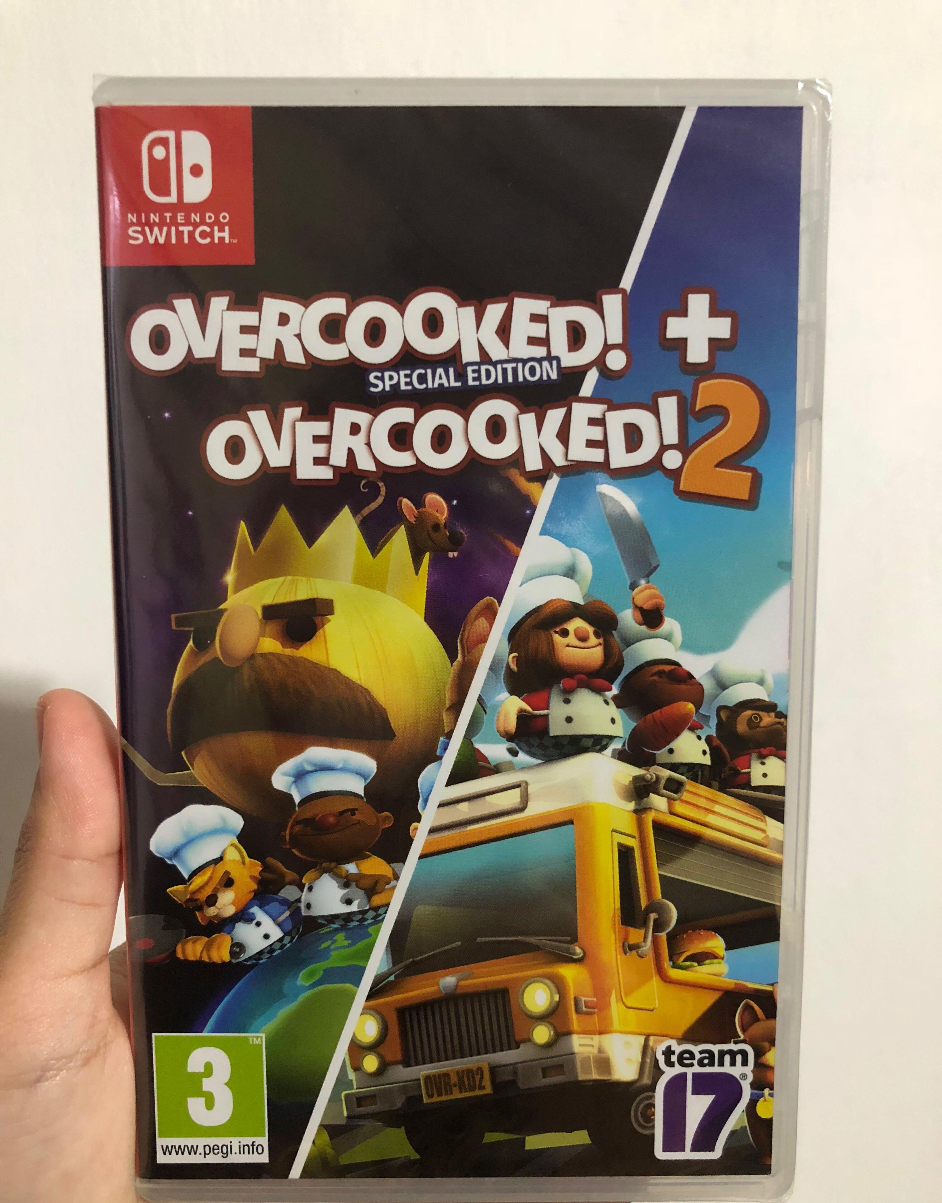 Nintendo Switch Overcooked Special Edition + Overcooked 2, Toys & Games ...