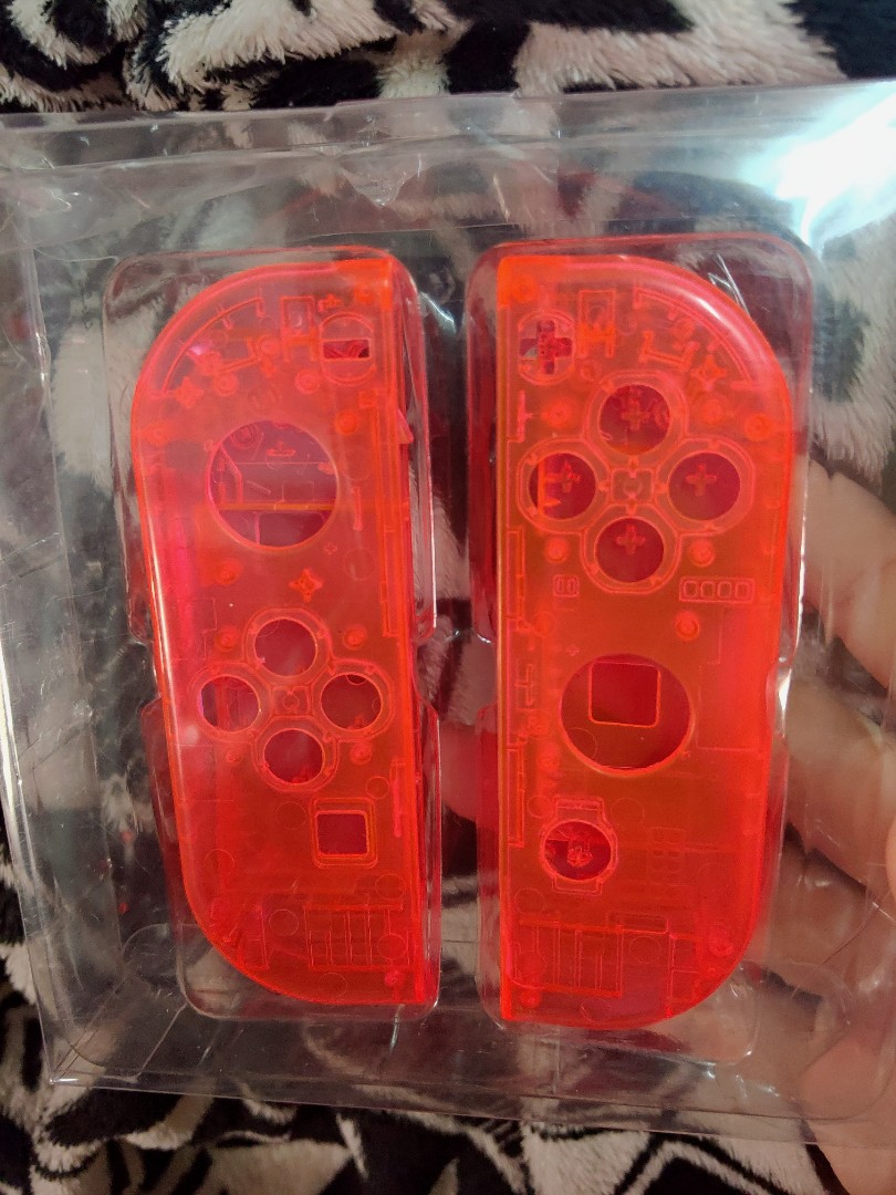 Nintendo Switch Transparent joy-con shell, Video Gaming, Gaming ...