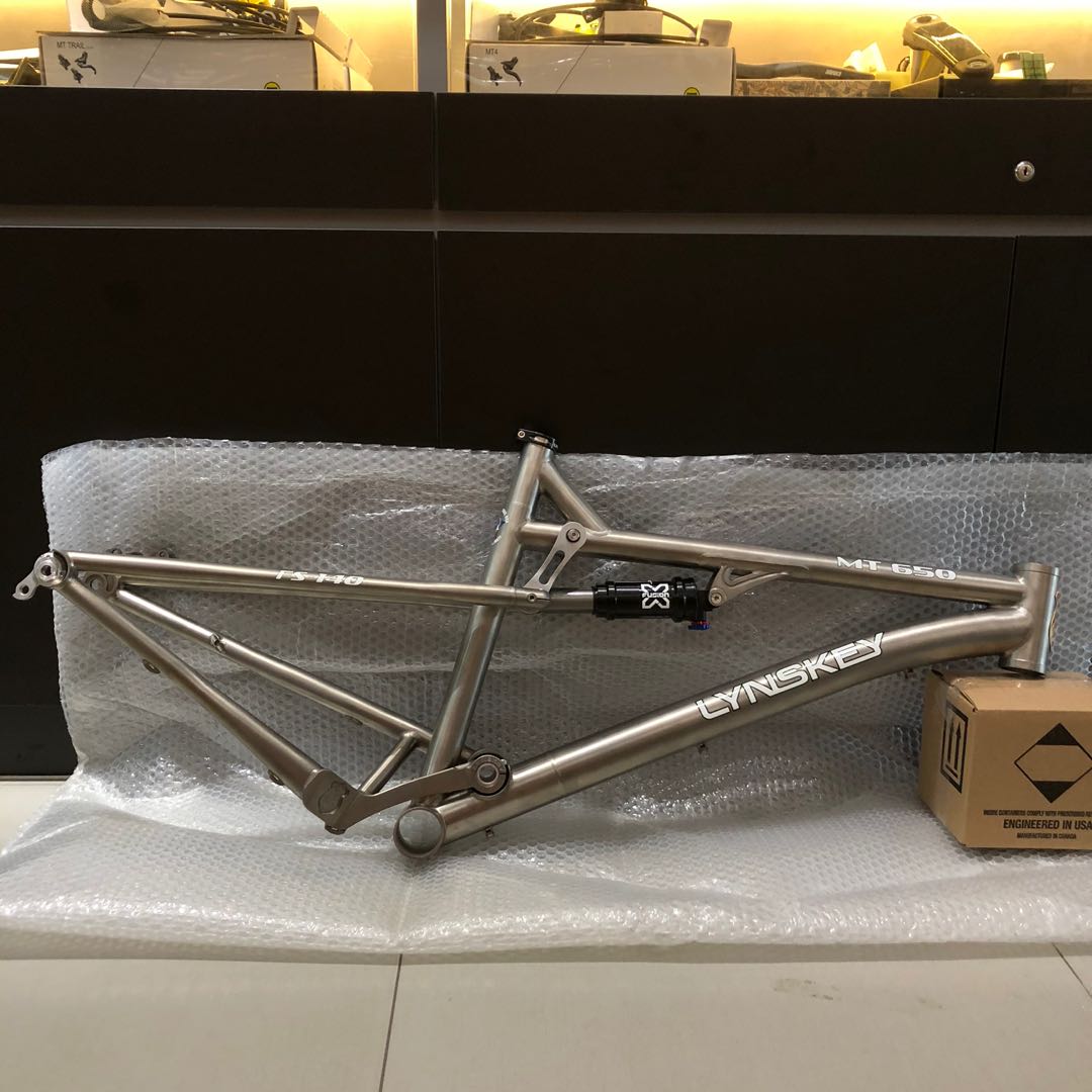 New SALE: Lynskey medium MT 650 full suspension Titanium mountain bike ...