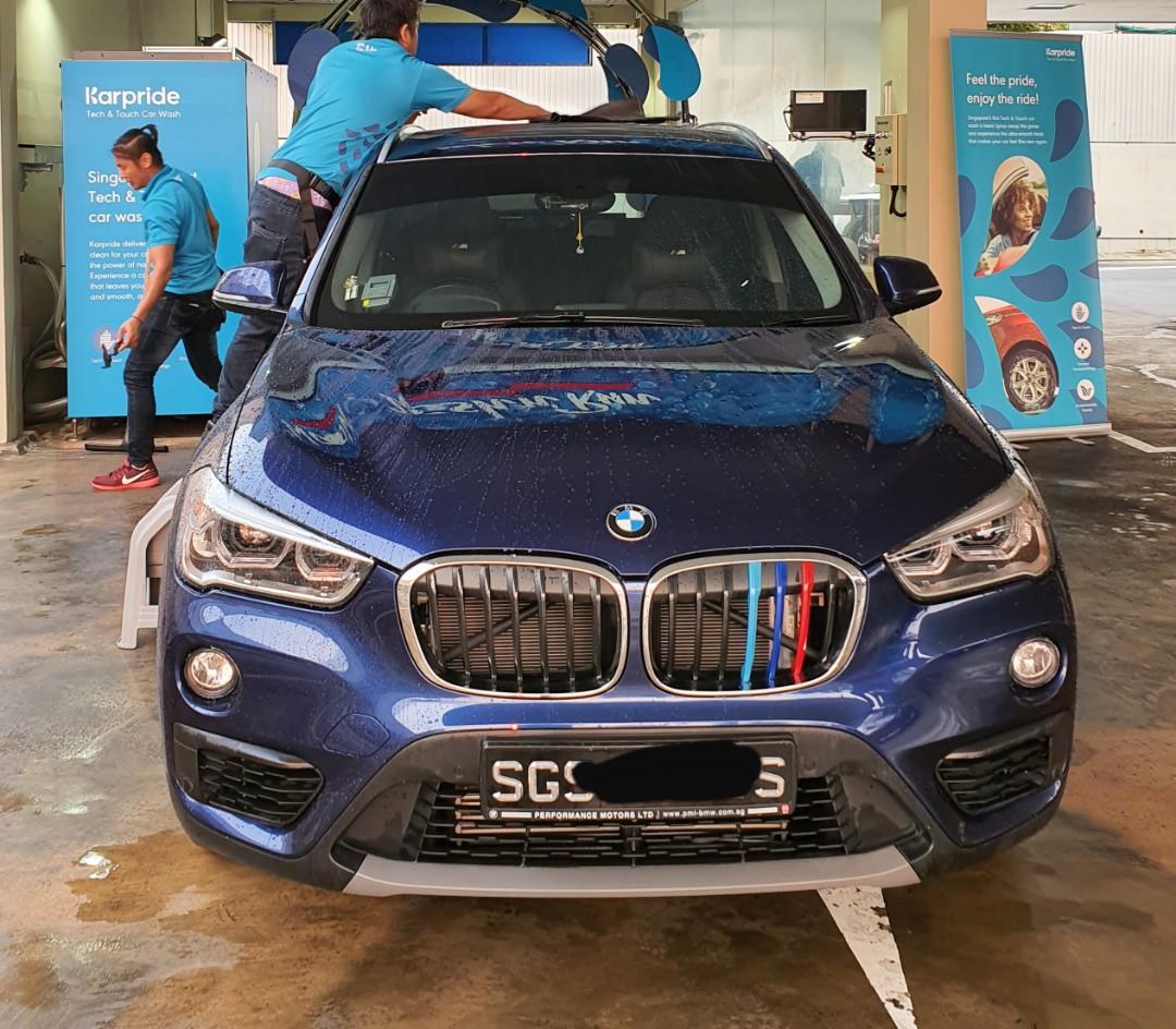 Original BMW X1 grille with 3 stripes, Car Accessories, Accessories on ...