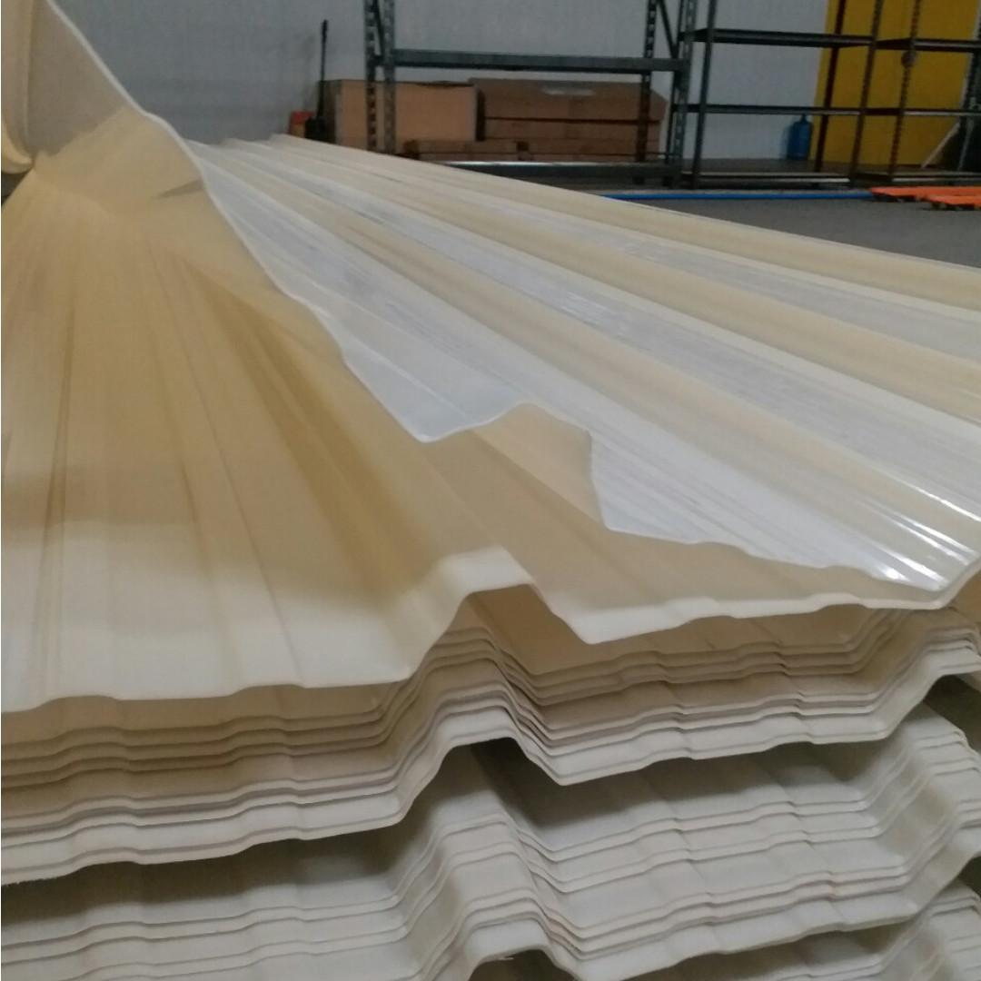 Ribtype Fiberglass uPVC Skylight Non Brittle Roof, Commercial ...