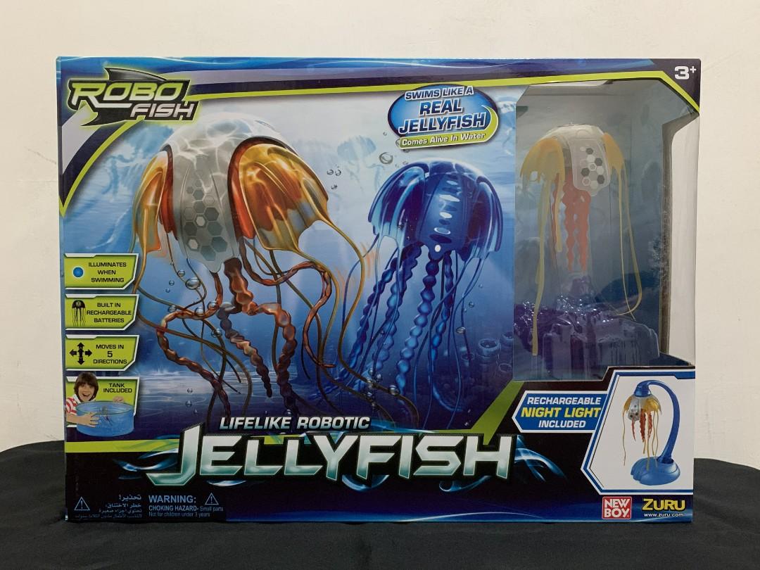 (SALE) ZURU ROBO FISH LIFELIKE ROBOTIC JELLYFISH PLAYSET WITH CHARGER ...