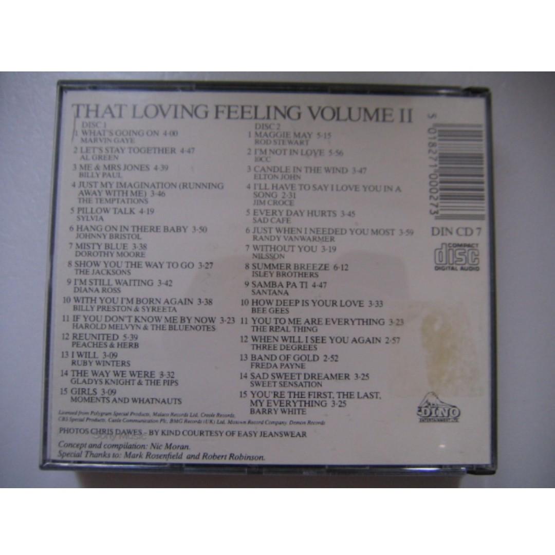 That Loving Feeling CD (Marvin Gaye, Al Green, Billy Paul, The ...