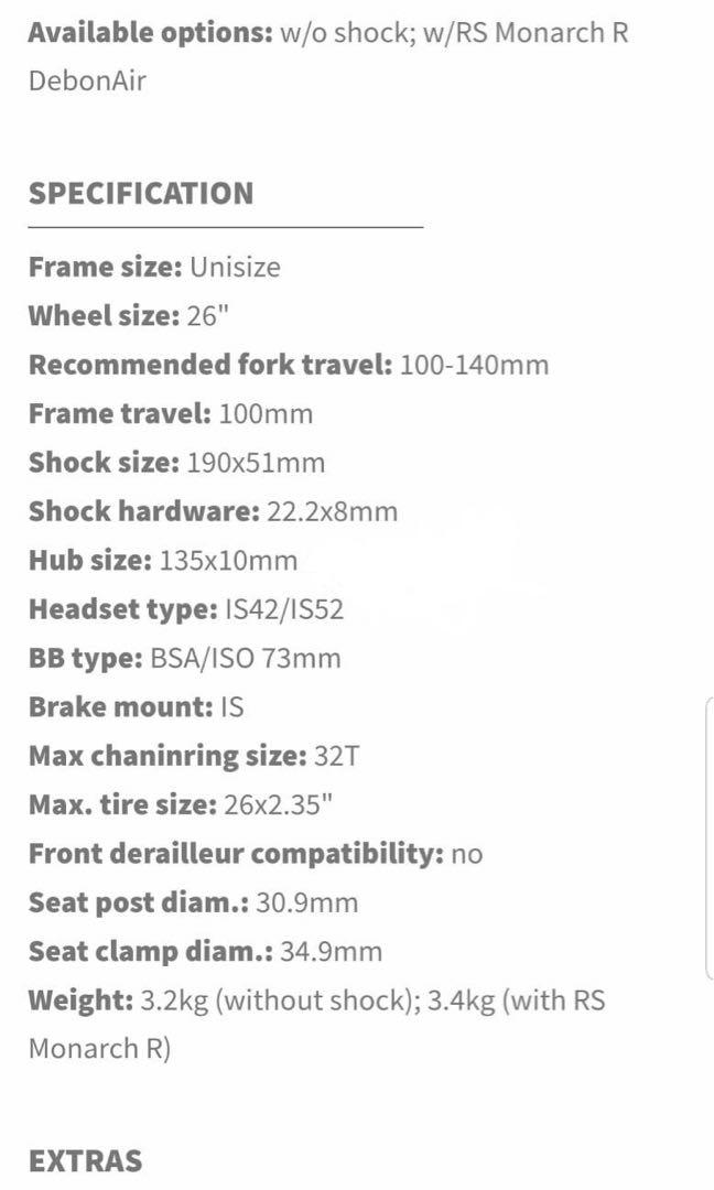 2019/2020 Dartmoor Shine Pro 26” Dirt/Slopestyle Full Suspension Bike ...