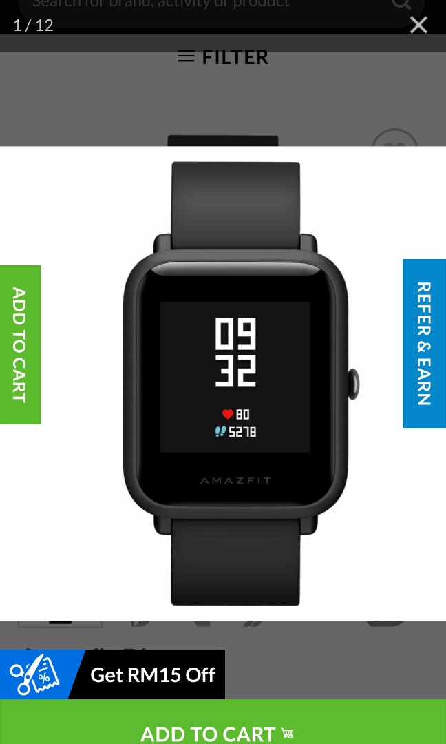 Amazfit Bip, Sports Equipment, Sports & Games, Water Sports on Carousell