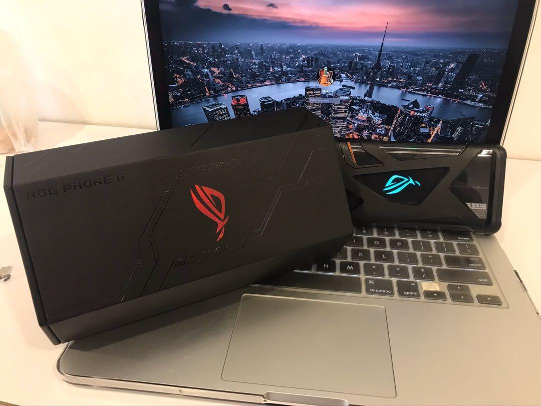 Asus ROG Phone 2 with full set + Asus ROG Lightning armor case, Mobile ...