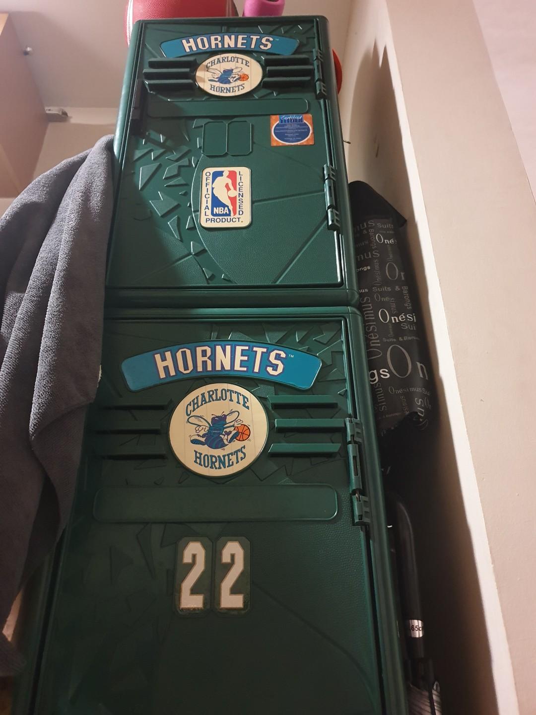 Authentic NBA Charlotte Hornets locker style cabinet hard plastic ...