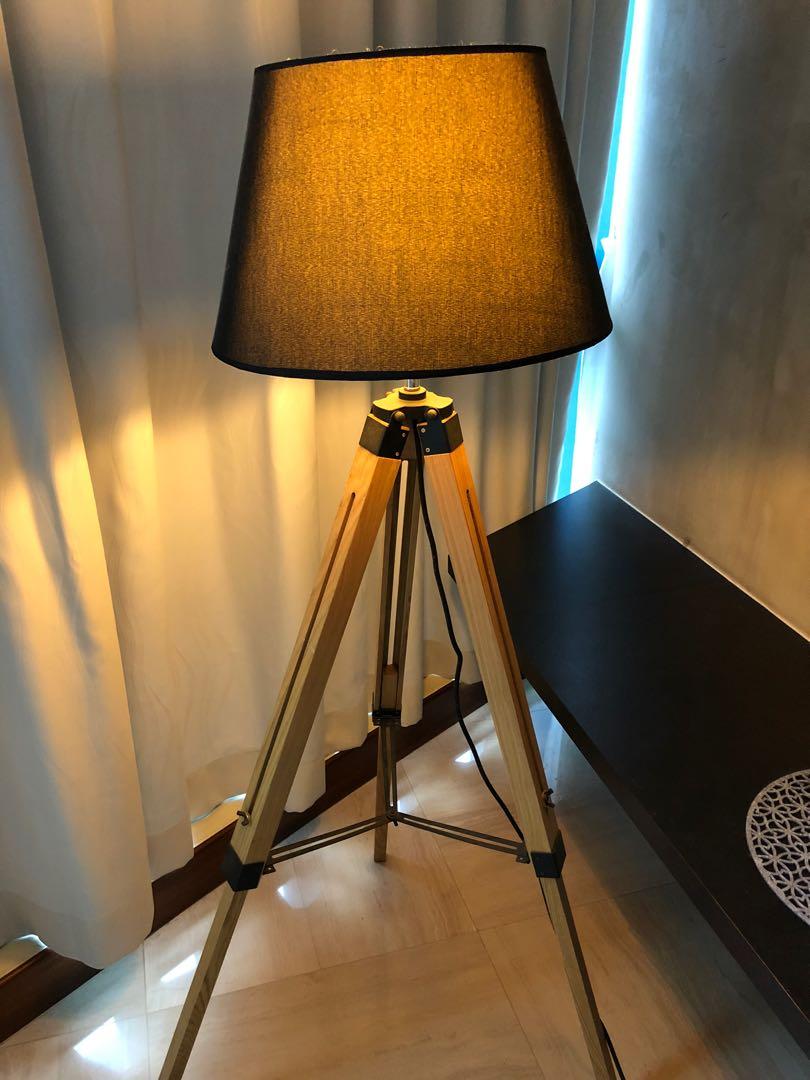 Beautiful Industrial Standing Lamp, Furniture & Home Living, Home Decor ...