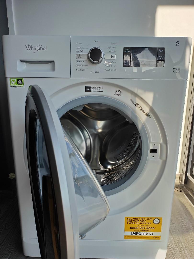 Brand New Whirlpool Washing Machine & Dryer 9 / 6kg, WWDC 9614, TV ...