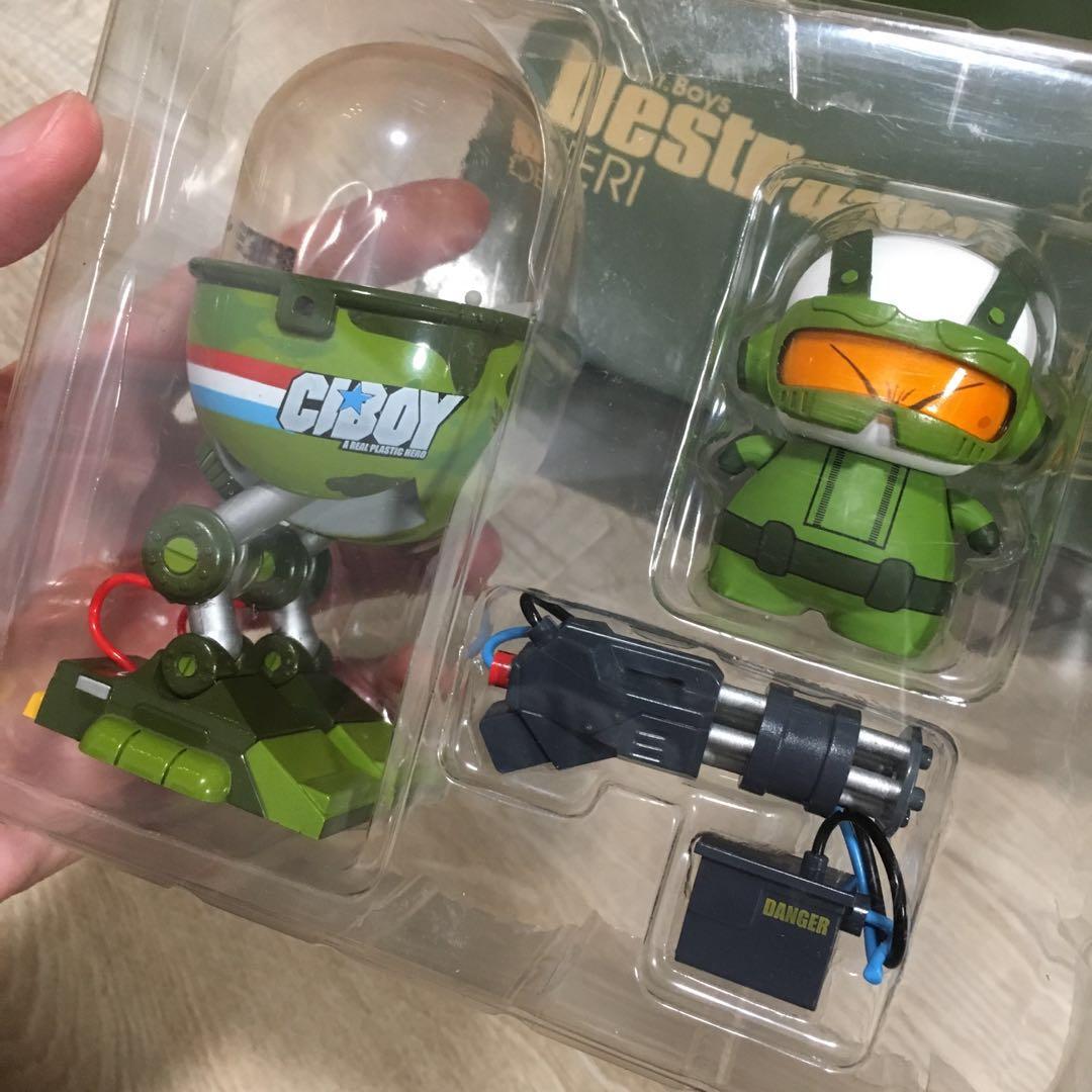 CI boys destroyer deri version with droid camo green with machine ray ...