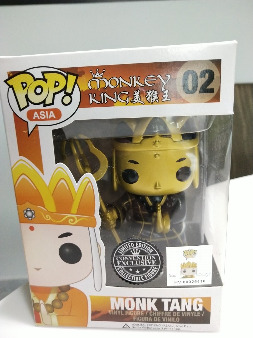 Funko POP! Asia: Monkey King - Monk Tang (Gold), Hobbies & Toys, Toys ...