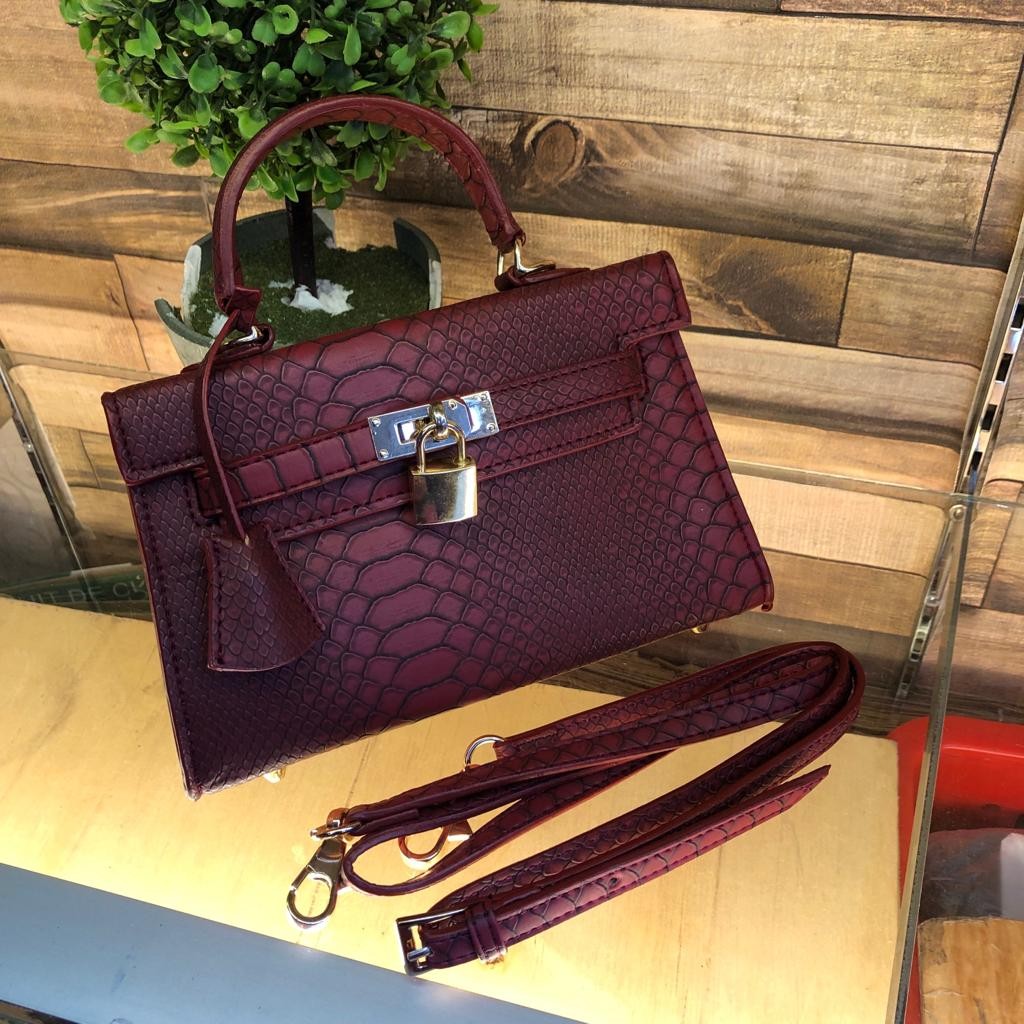 Hermes Kelly Croco, Barang Mewah, Tas & Dompet di Carousell