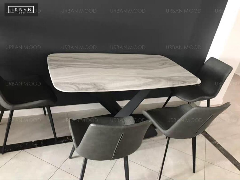 HERMES Marble Wishbone Dining Table, Furniture & Home Living, Furniture ...