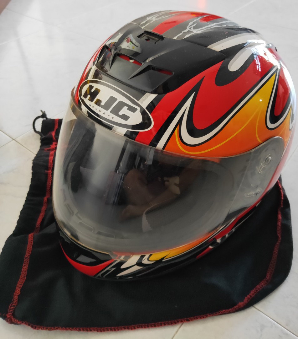 HJC FULL FACE HELMET, Motorcycles, Motorcycle Accessories on Carousell
