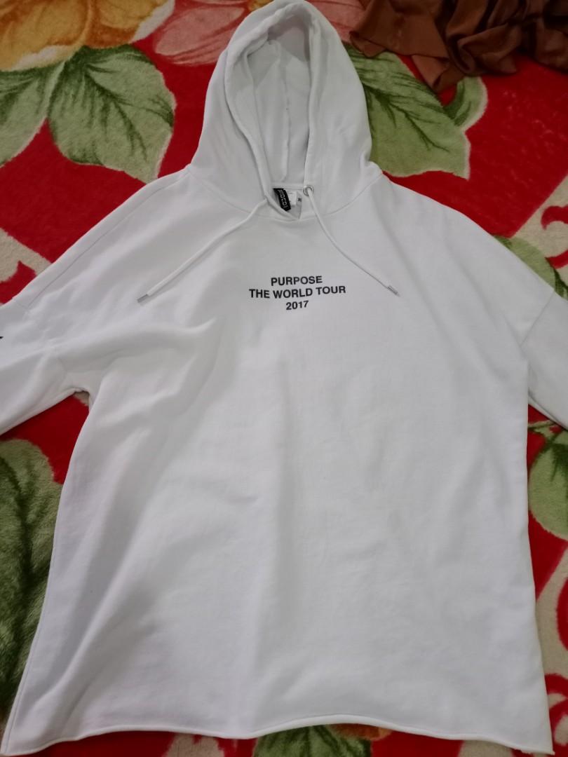 H&M Justin Bieber Purpose The World Tour 2017 Hoodie, Men's Fashion, Tops & Sets, Hoodies on ...