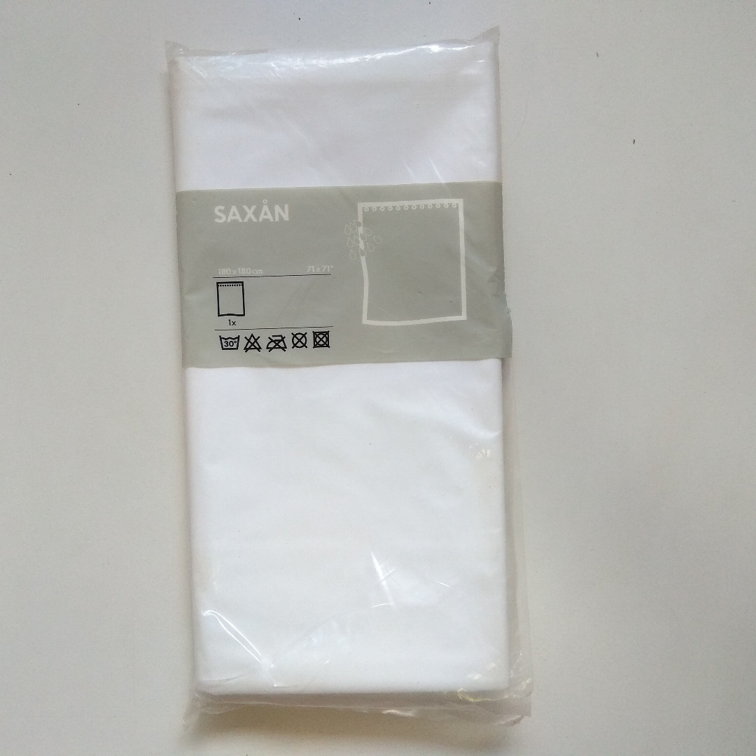 IKEA Saxan Shower Curtain, Everything Else on Carousell