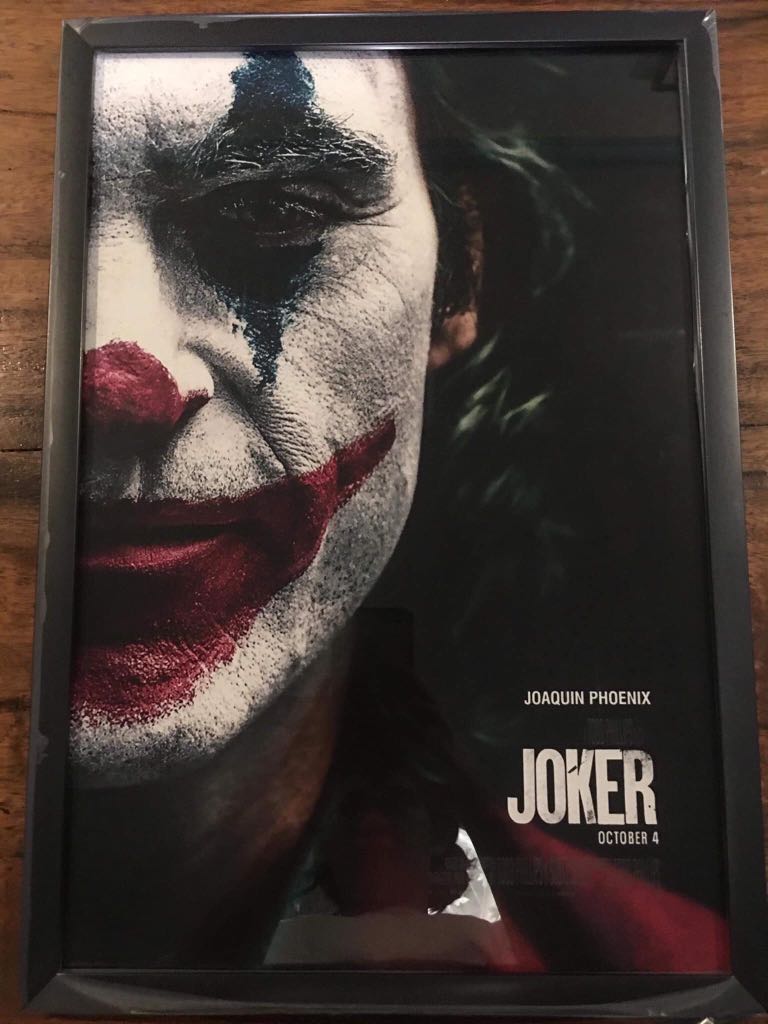 JOKER FRAMED MOVIE POSTER, Furniture & Home Living, Home Decor, Frames ...