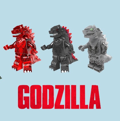 Lego Like Toho Godzilla Set (3 Figures), Hobbies & Toys, Toys & Games ...