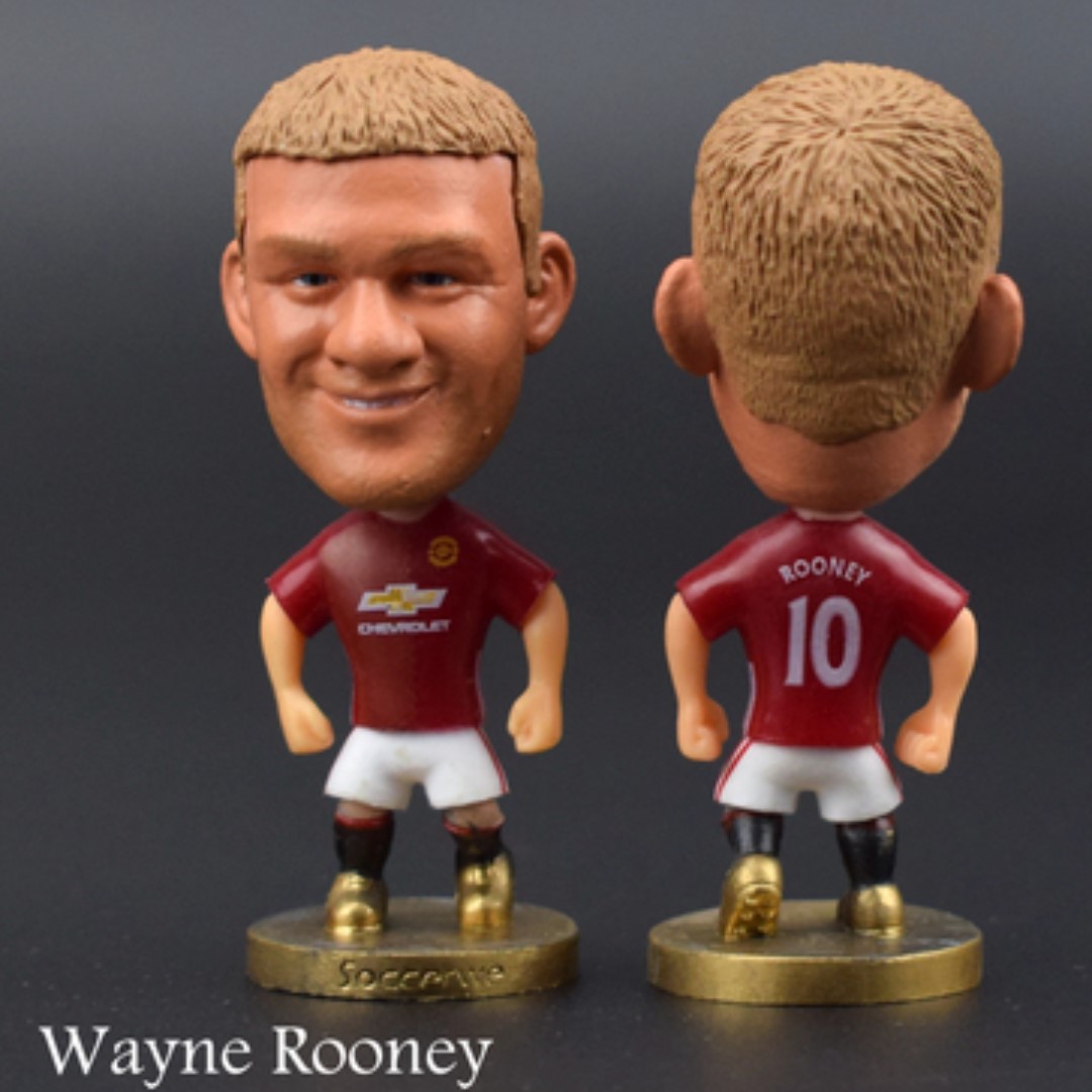 Manchester United Classic Wayne Rooney Football Figurine Soccerwe ...