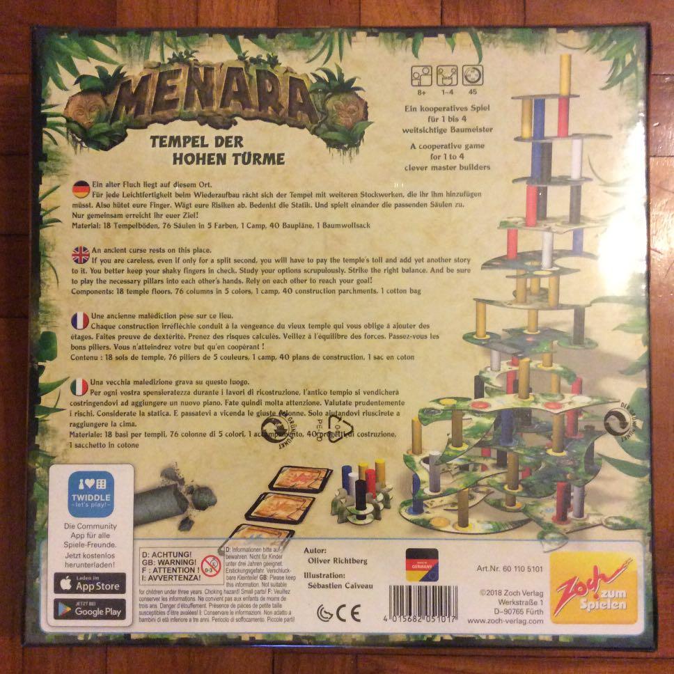 Menara board game, Hobbies & Toys, Toys & Games on Carousell