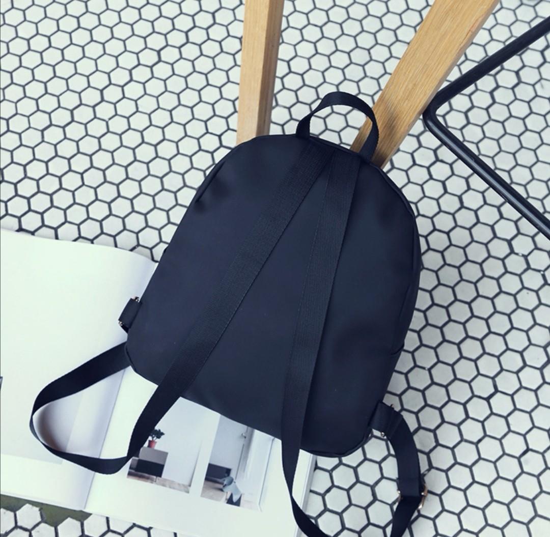 Mini Black Backpack, Women's Fashion, Bags & Wallets, Backpacks on ...