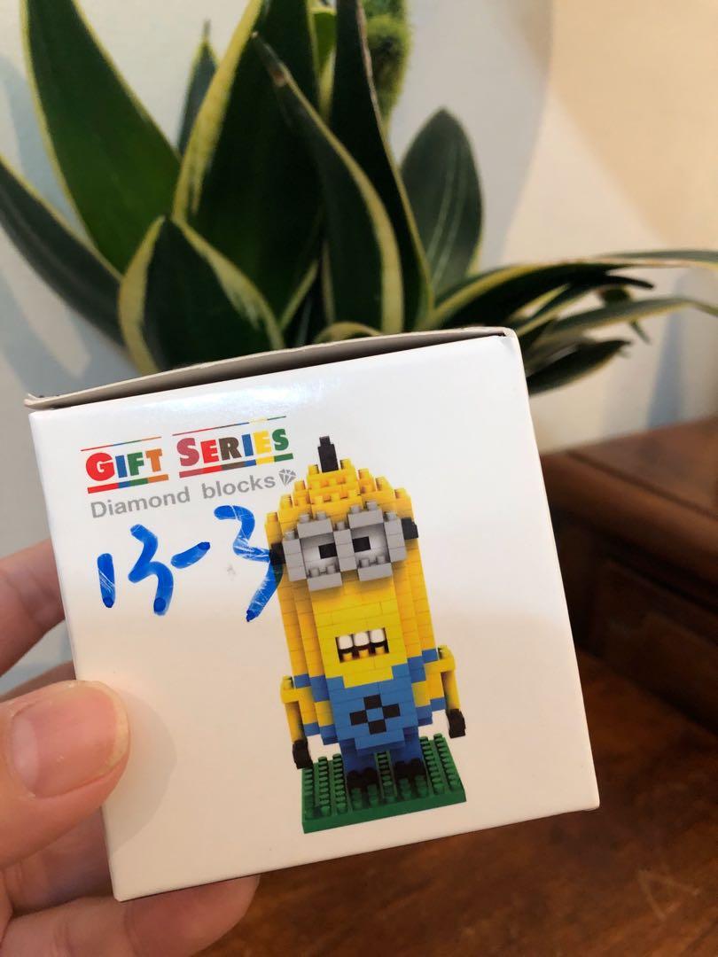Minion mini block figure, Hobbies & Toys, Toys & Games on Carousell