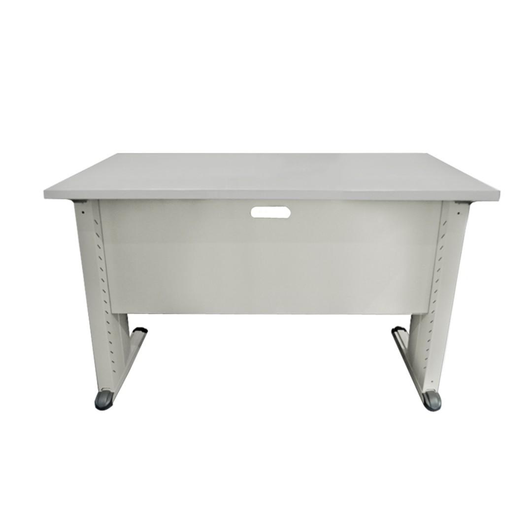 Ergodynamic FST120x60GGR Free Standing Table, Metal Office Desk ...