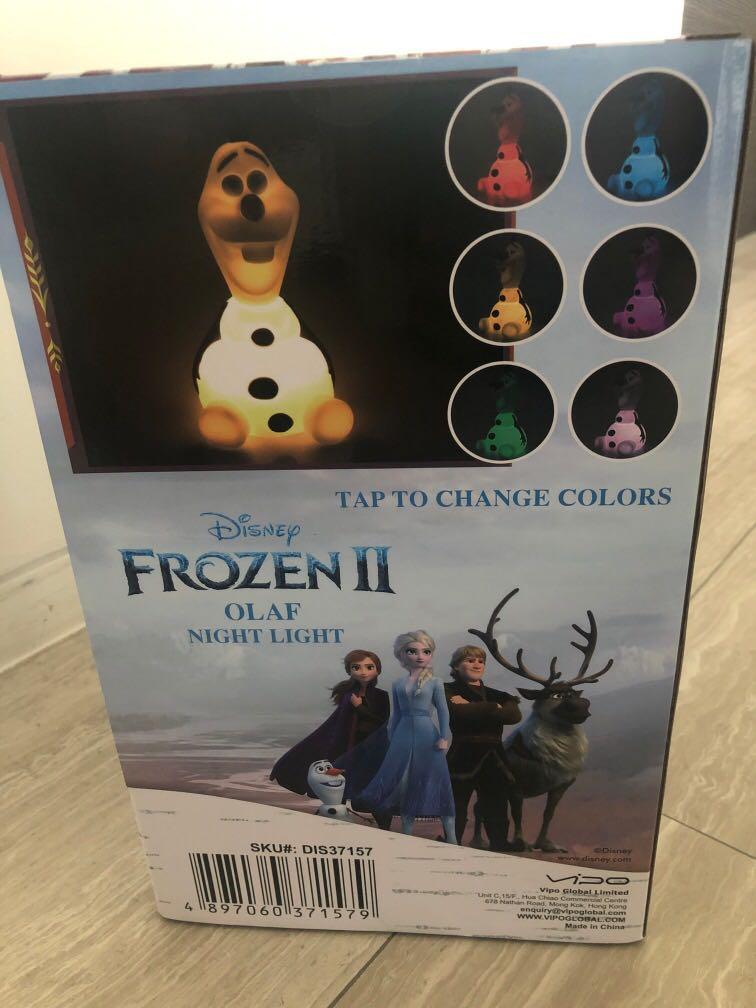 Olaf Night Light from GV, Hobbies & Toys, Toys & Games on Carousell