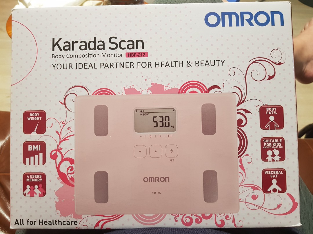 Omron Karada Scan - Body Composition Monitor - Weighting scale ...
