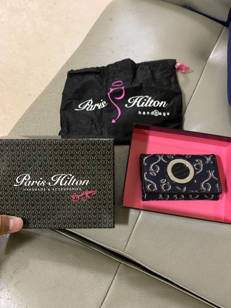 Paris Hilton Keypouch, Women's Fashion, Bags & Wallets, Purses ...