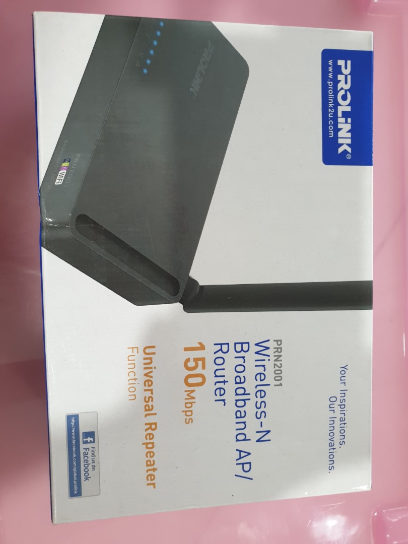 Prolink wireless router 150mbps, Computers & Tech, Parts & Accessories ...