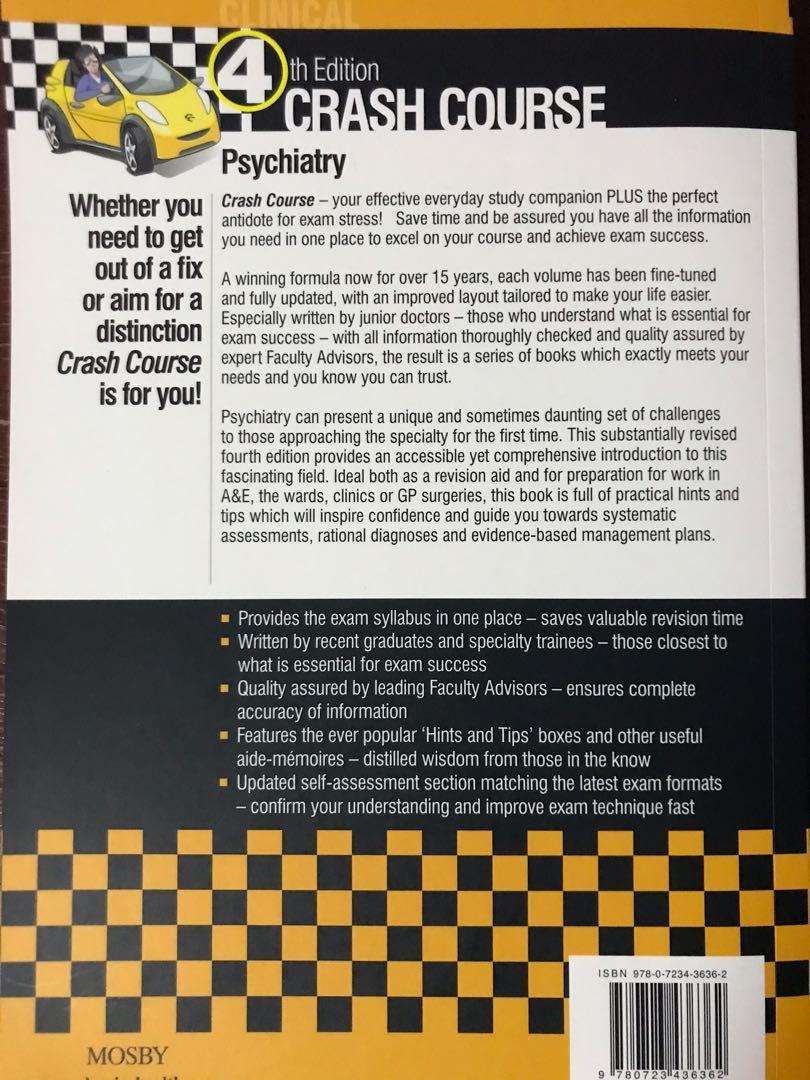 Psychiatry Crash Course, Hobbies & Toys, Books & Magazines, Assessment ...