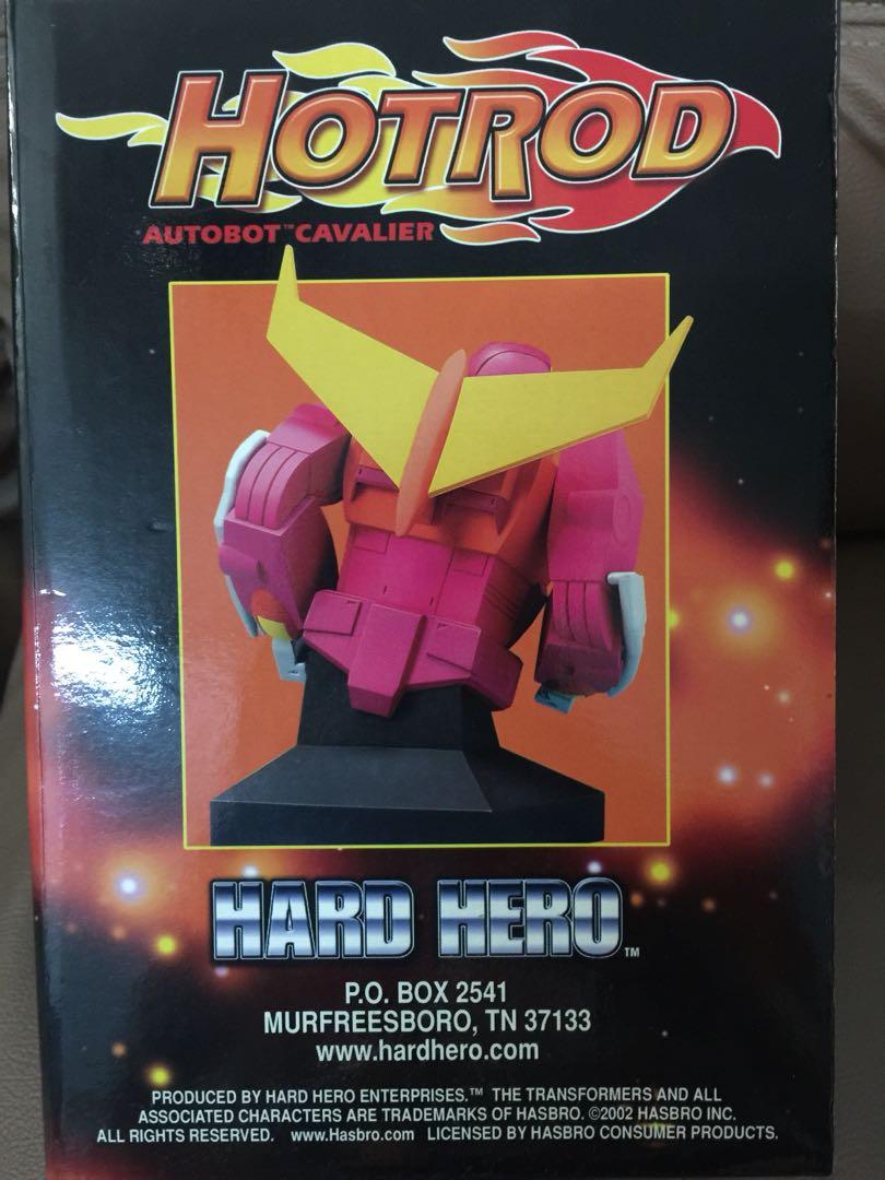 Selling Transformers Gold Cast Porcelain Bust Hard Hero:Hot Rod ...