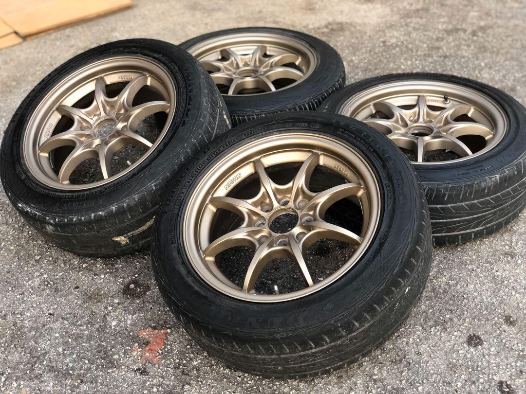 Sport Rim Mugen MF8 15x7jj pcd100/114, Auto Accessories on Carousell