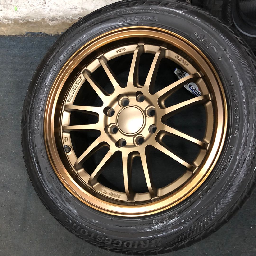 Sport Rim RE30 15 inci pcd100/114, Auto Accessories on Carousell
