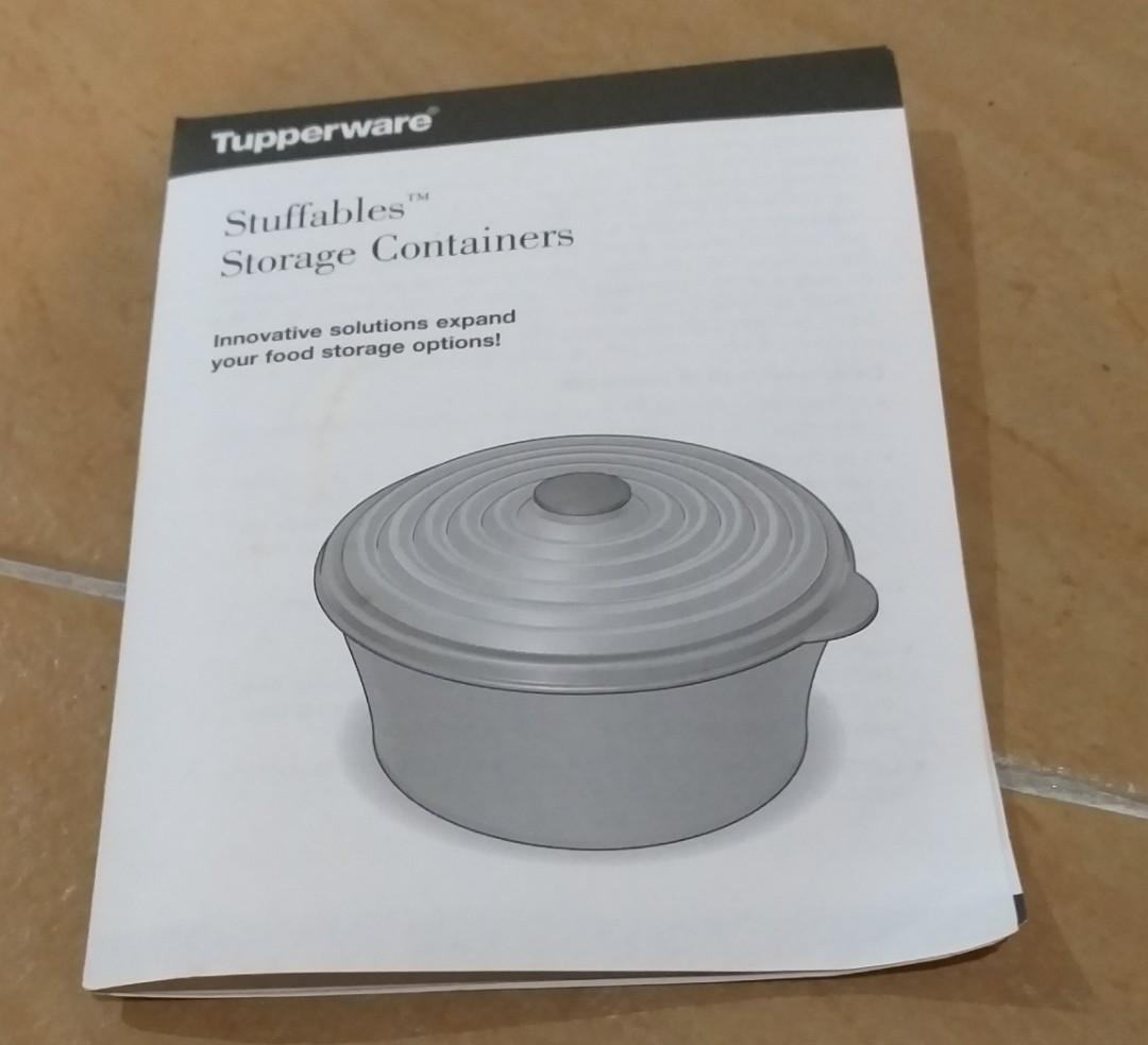 Tupperware Stuffables Storage container, Furniture & Home Living ...