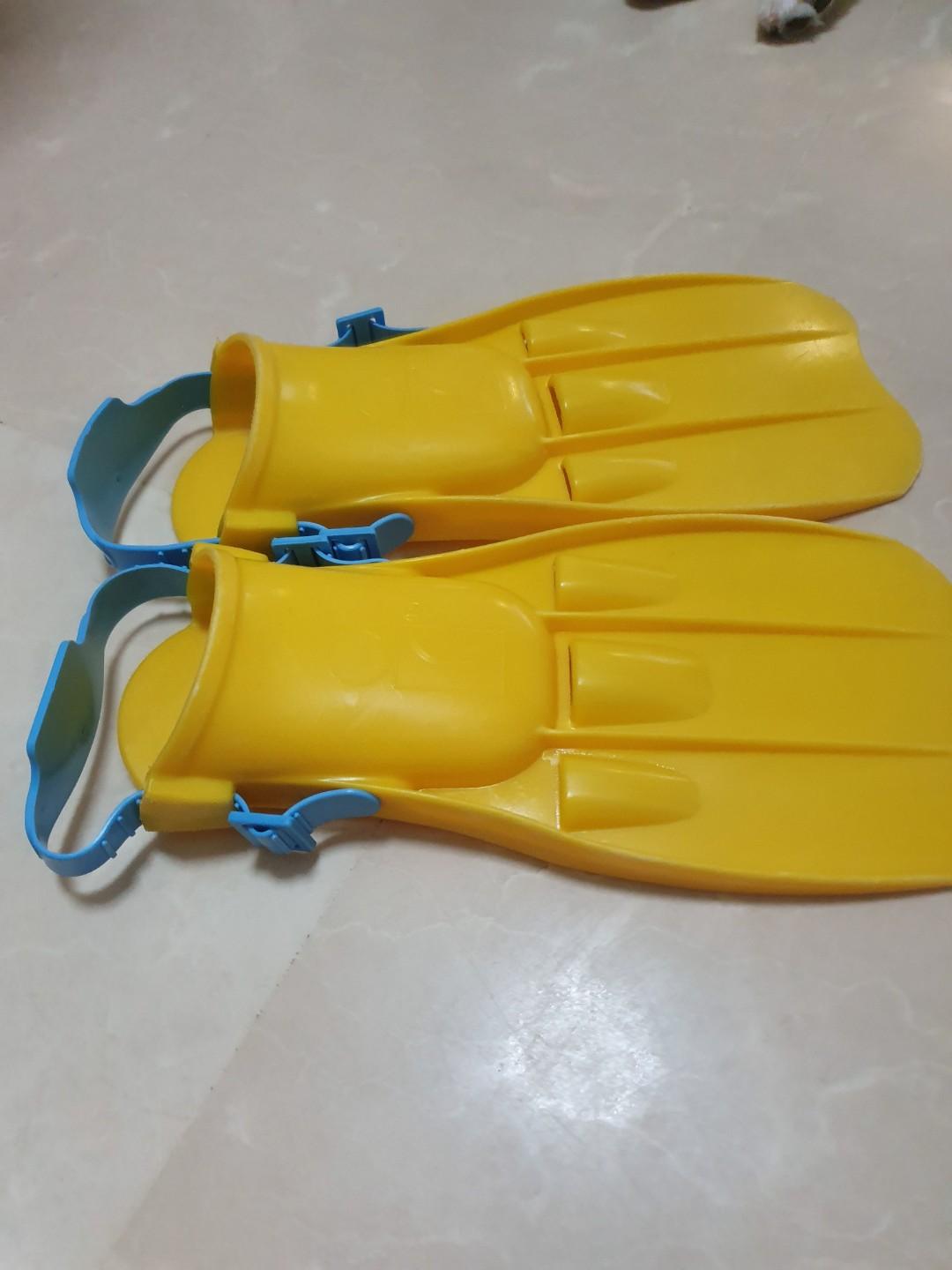 Swim Flippers for children between 4-8 years old, Babies & Kids, Going ...