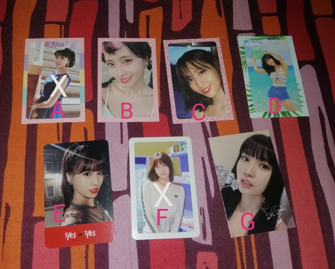 Twice momo photocards from different era, Hobbies & Toys, Memorabilia ...