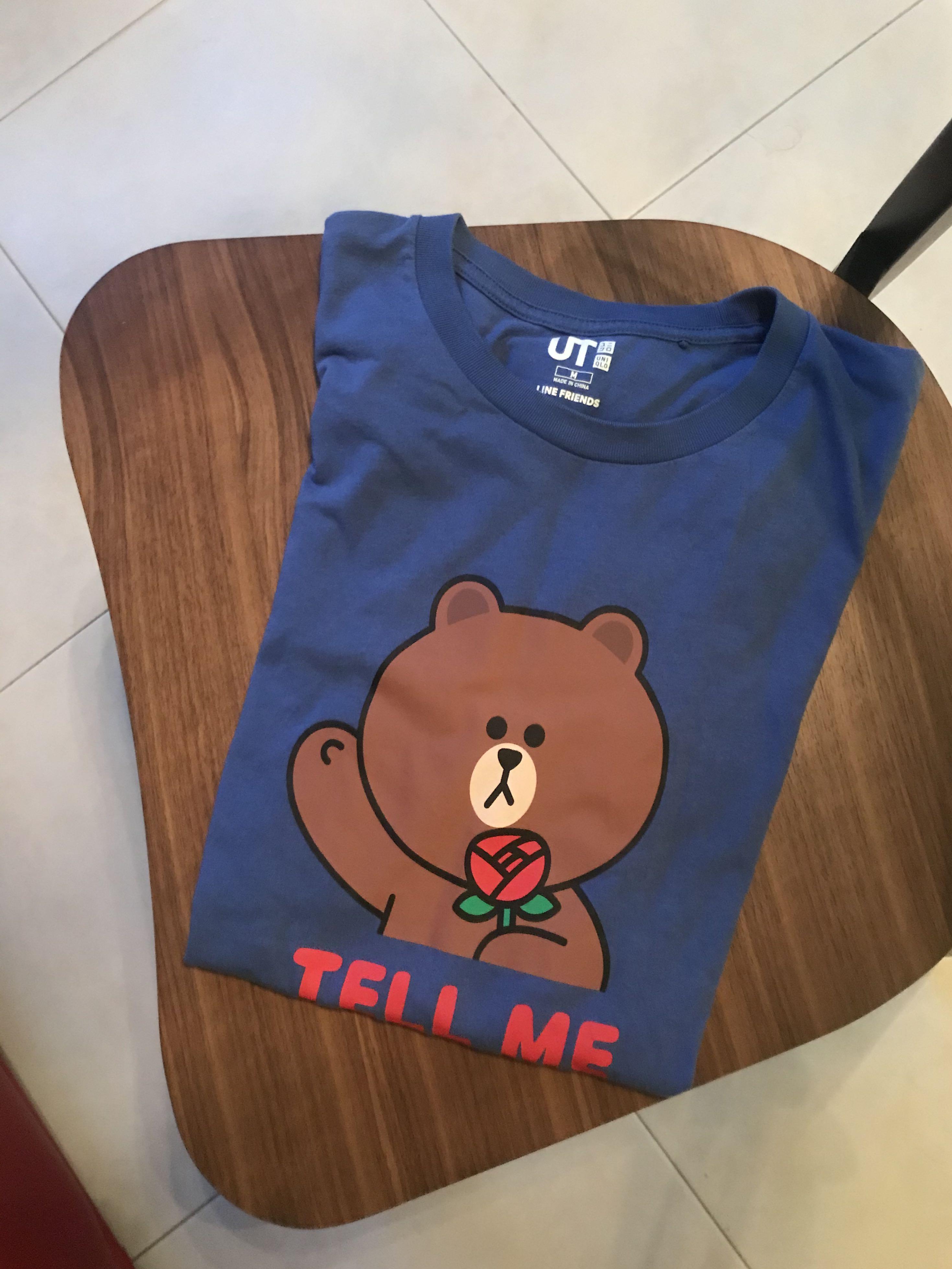 Uniqlo UT x Line Friends Shirt, Men's Fashion, Tops & Sets, Tshirts ...